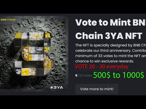 Vote 33 to 20 Vote || BAB HOLDER BNB Chain 3YA NFT || EARN future 500$ to 1000$ #BAB_HOLDER # ...