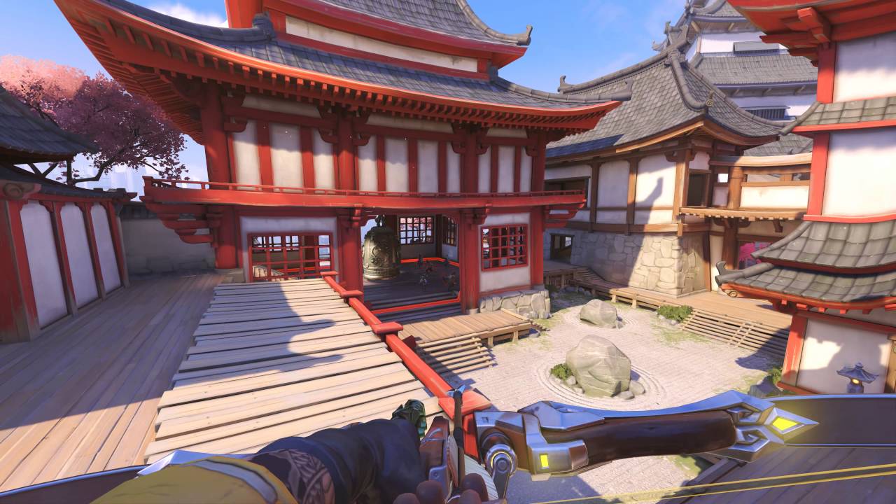 Overwatch No UI Hanzo Training 2 - YouTube