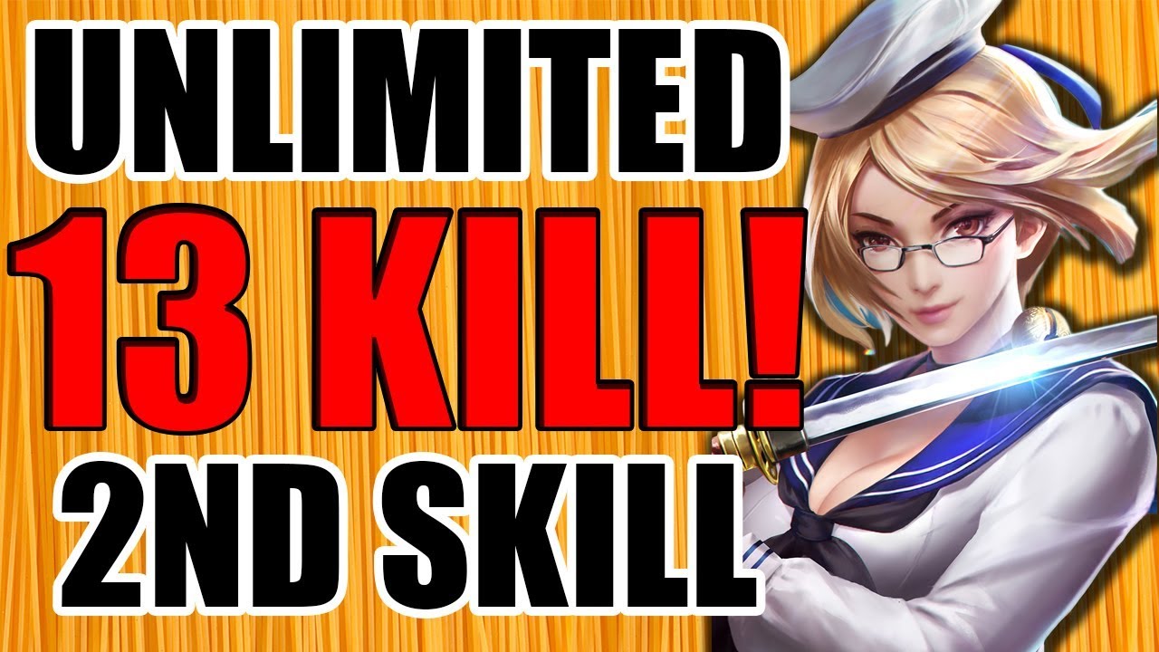 Fanny "UNLIMITED 2nd Skill" With THE BEST BUILD Make 13 Kill Perfect ...