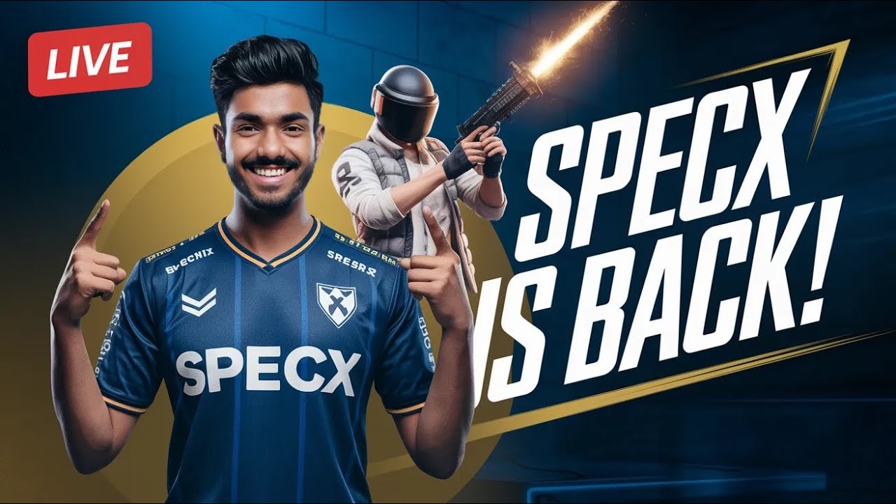 RANK PUSH BGMI | BGMI LIVE STREAM WITH SPECX IS BACK | Specx Is Live ...