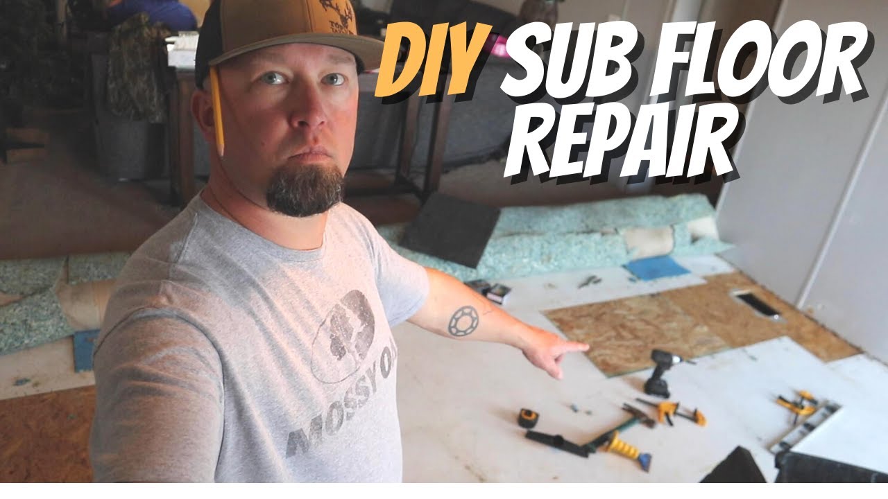 How To Repair Sub Floor In A Trailer House or Mobile Home - YouTube