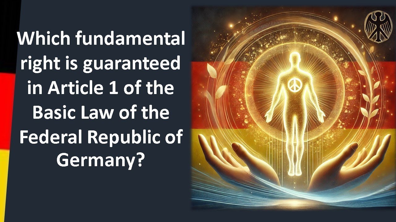 18.) Which fundamental right is guaranteed in Article 1 of the Basic ...