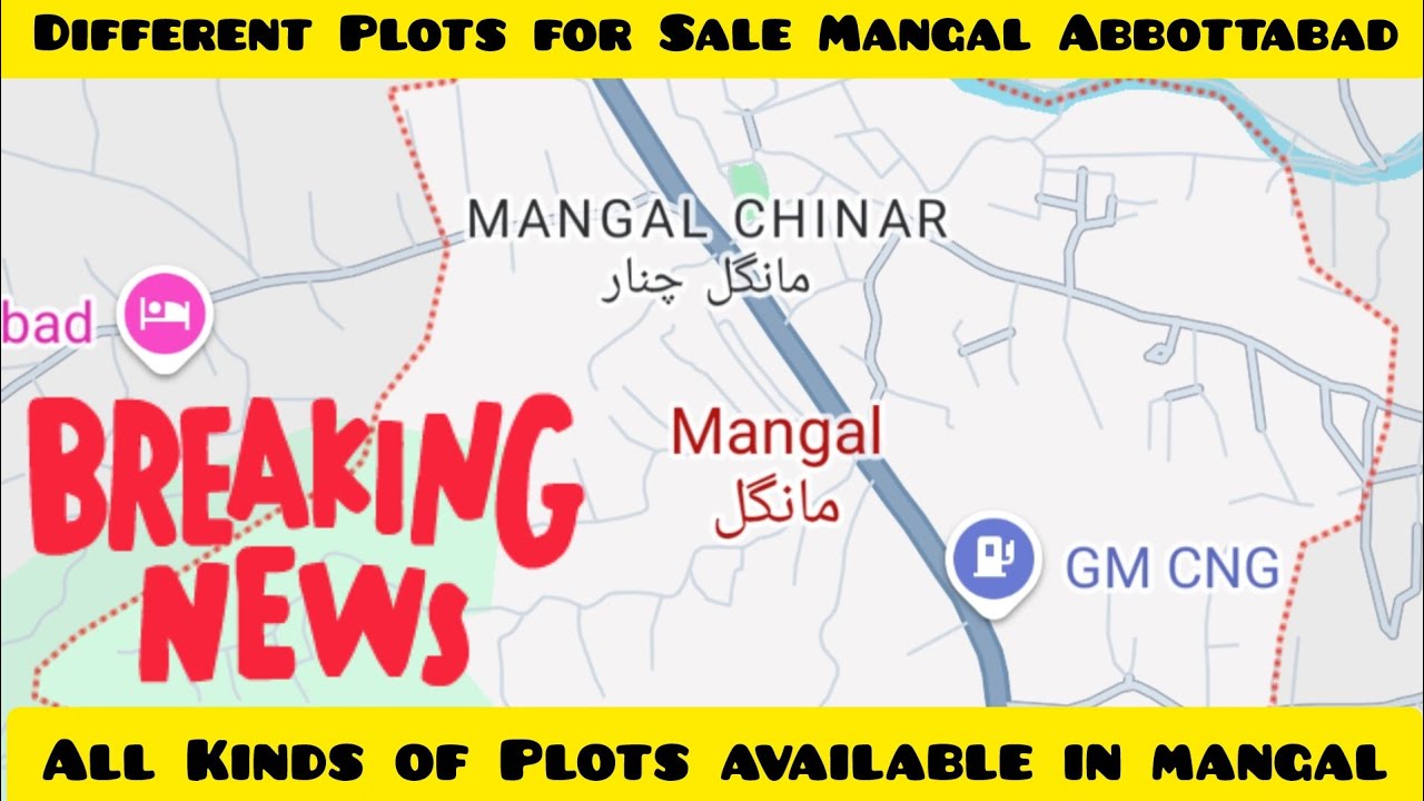 Plots for sale in.mangle abbottabad neatest from qulanderabad ...