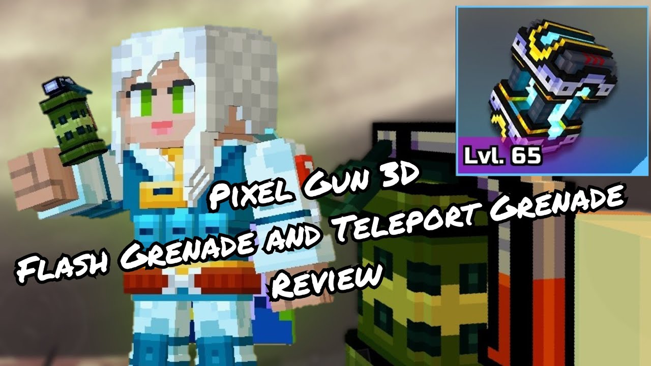 Pixel Gun 3D Flash Grenade & Teleport Grenade review - YouTube