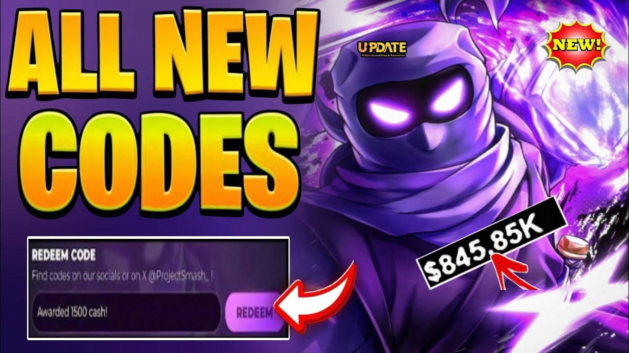 UPDATE NOW] PROJECT SMASH ROBLOX CODES - YouTube