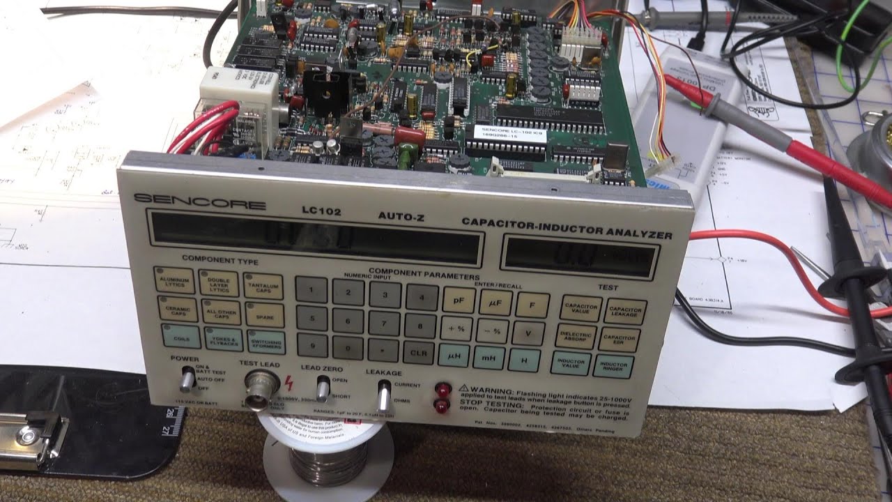 Sencore LC-102 - Part 2 - Going Down the Schematic Rabbit Hole - YouTube