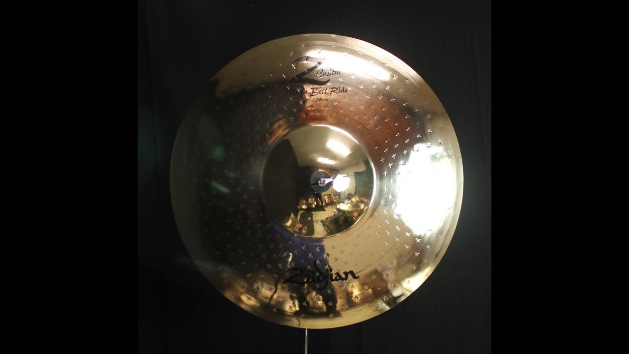 Zildjian 21" Z Custom Mega Bell Ride - 4066g - YouTube