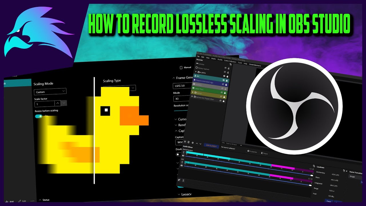 CAPTURE Lossless Scaling in OBS Studio in 2 Minutes!! - YouTube