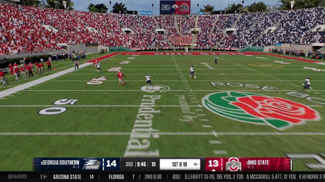 Georgia Southern vs Ohio State 2nd Half - YouTube