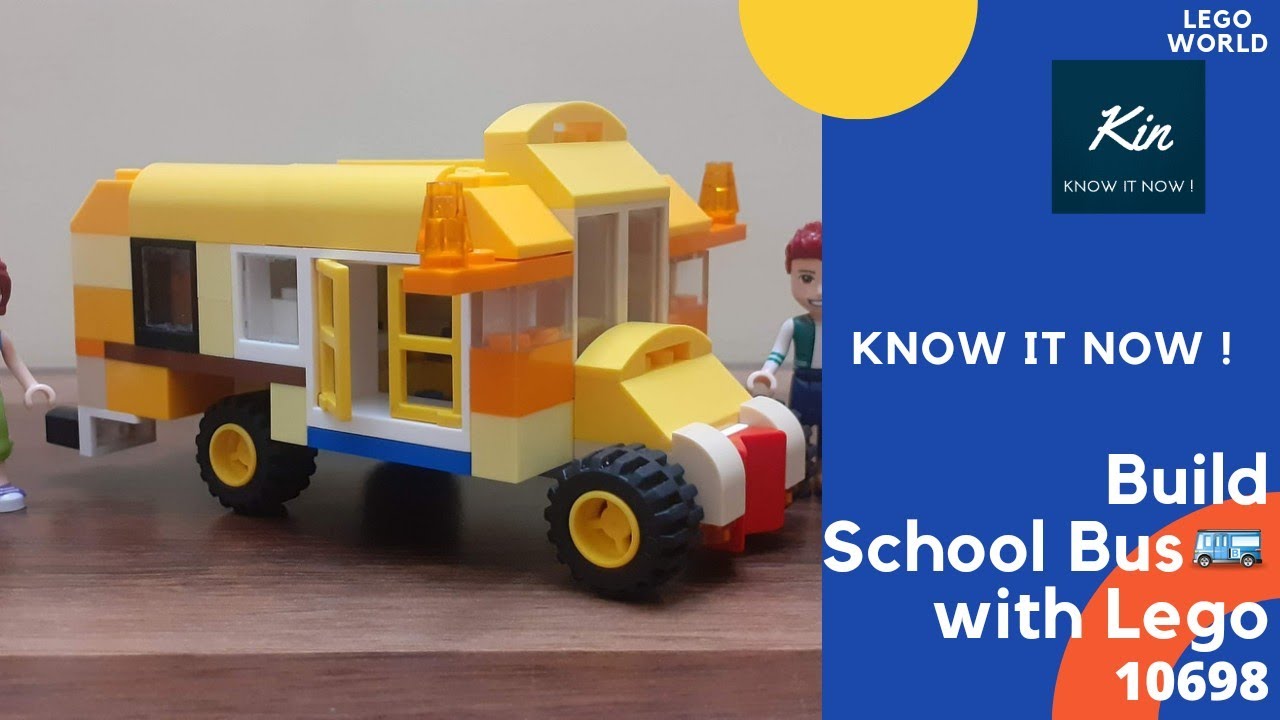 LEGO Bus | 10698 | LEGO School Bus | LEGO Mini Bus | lego 10698 - YouTube
