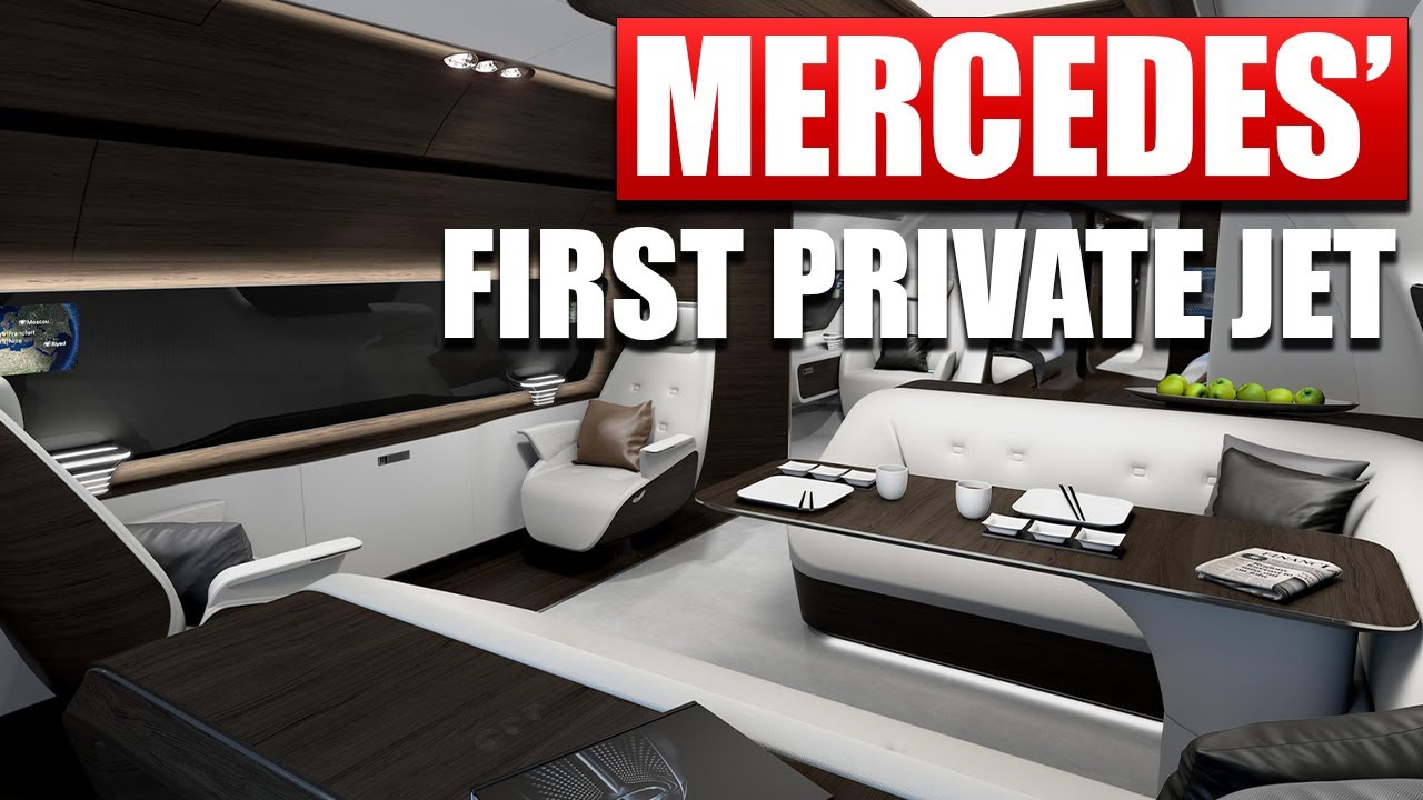 Inside Mercedes's First Private Jet - YouTube