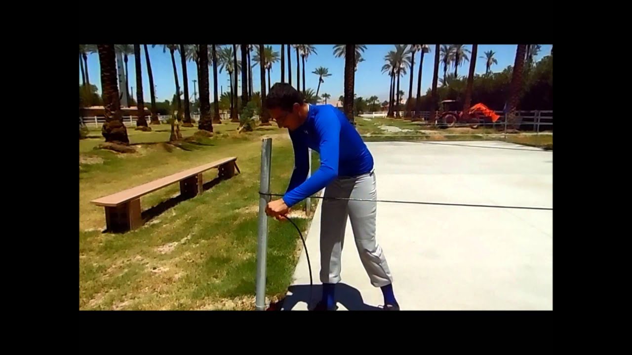 Wackit Ball Wackit Baseball Setup - YouTube