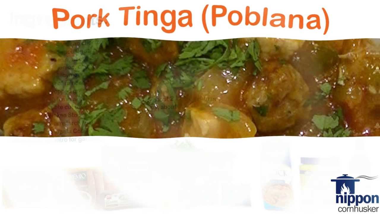 Pork Tinga (Tinga Poblana) - Mexico - YouTube