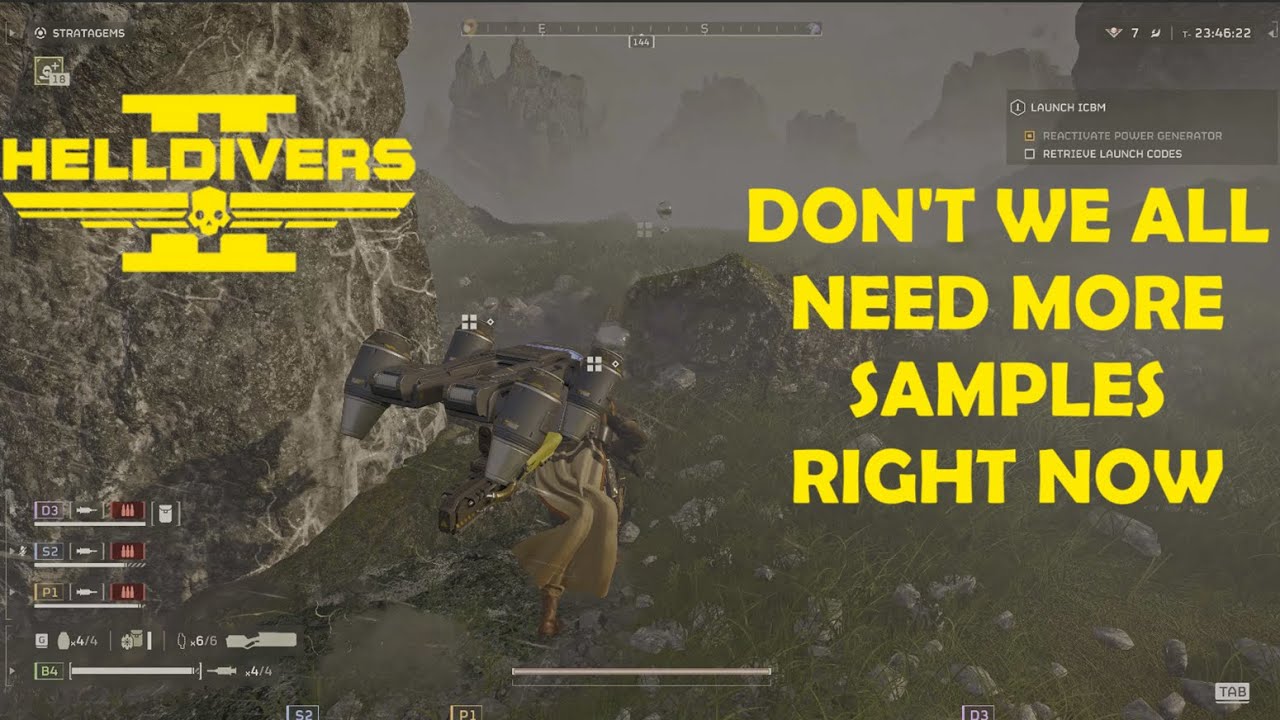 Helldivers 2, More samples and shenanigans with randoms, 4K Gameplay - YouTube