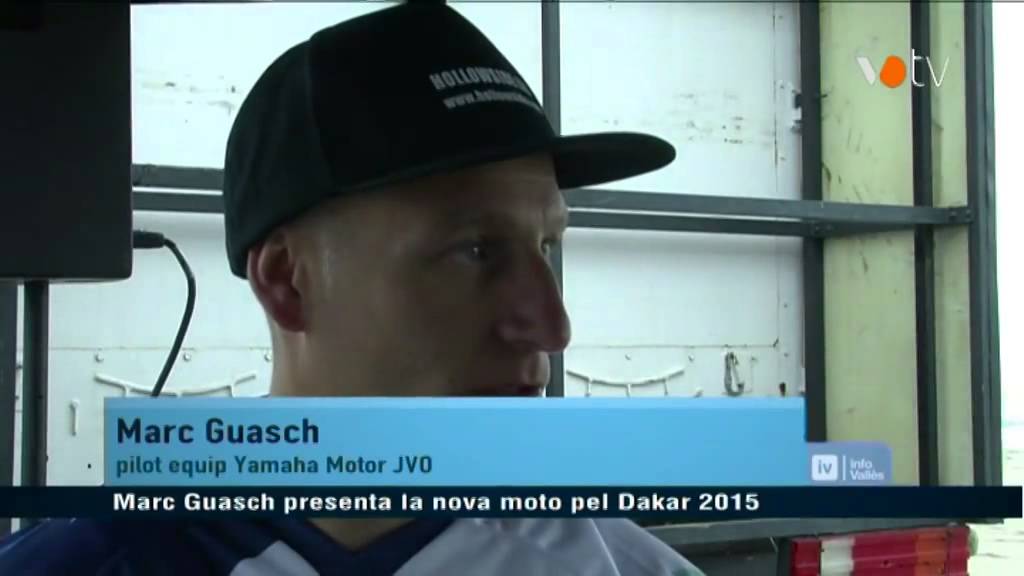 VOTV - Marc Guasch presenta la nova moto pel Dakar 2015 - YouTube