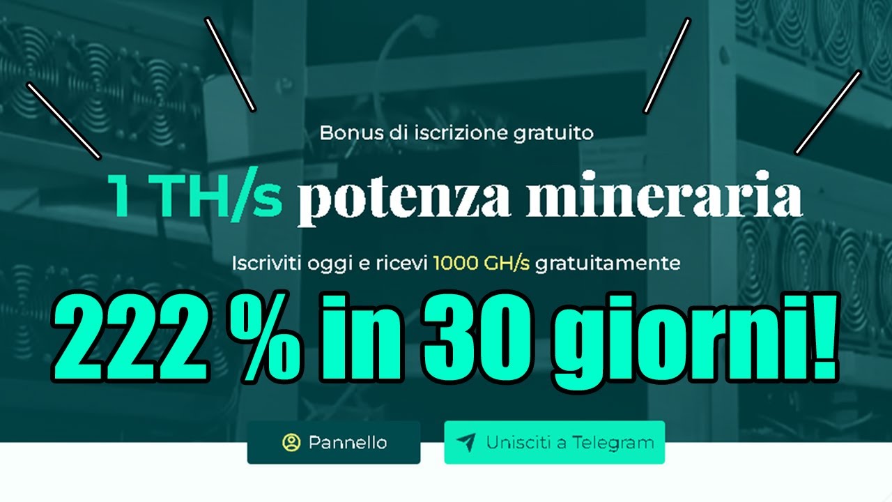 CHAINMINE E' TORNATO?! 222% IN 30 GIORNI! -CLOUDMINE- - YouTube