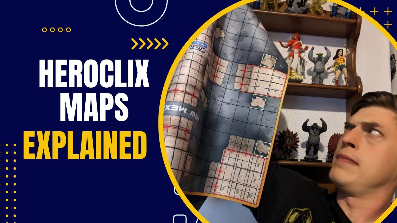 How to Play Heroclix Chapter 3, Maps and Terrain - YouTube