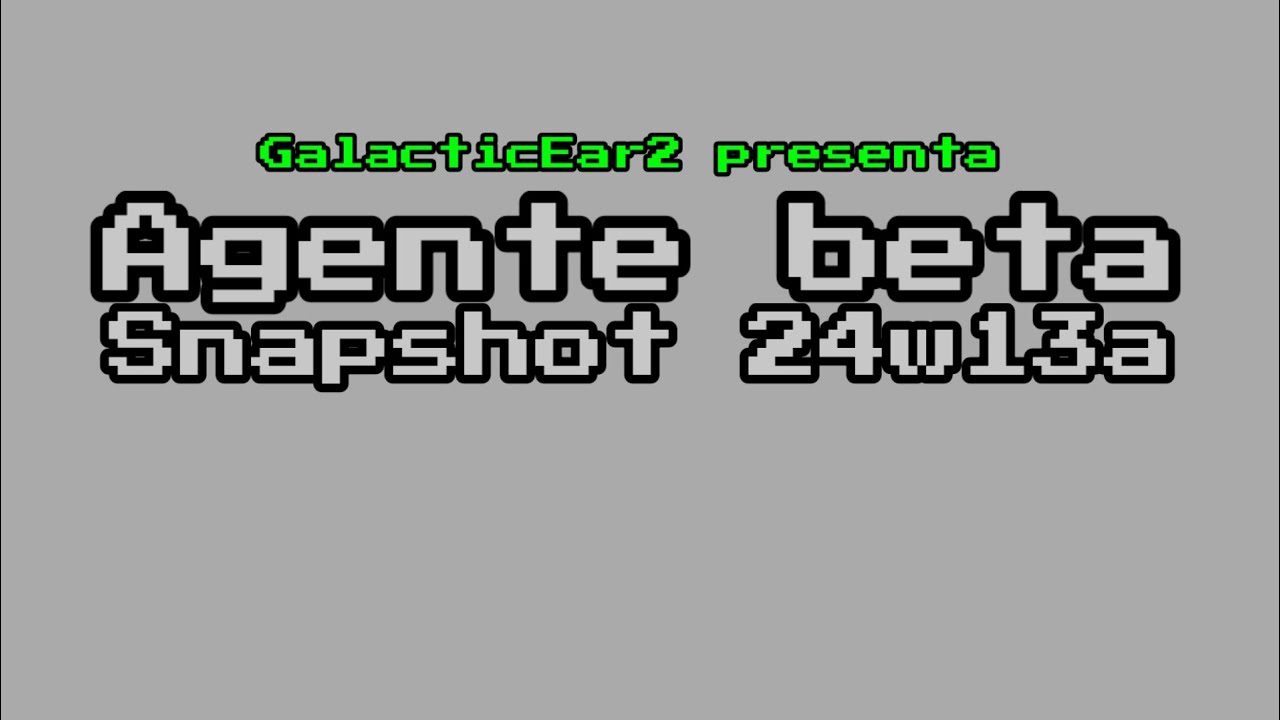 AB: snapshot 24w13a - YouTube