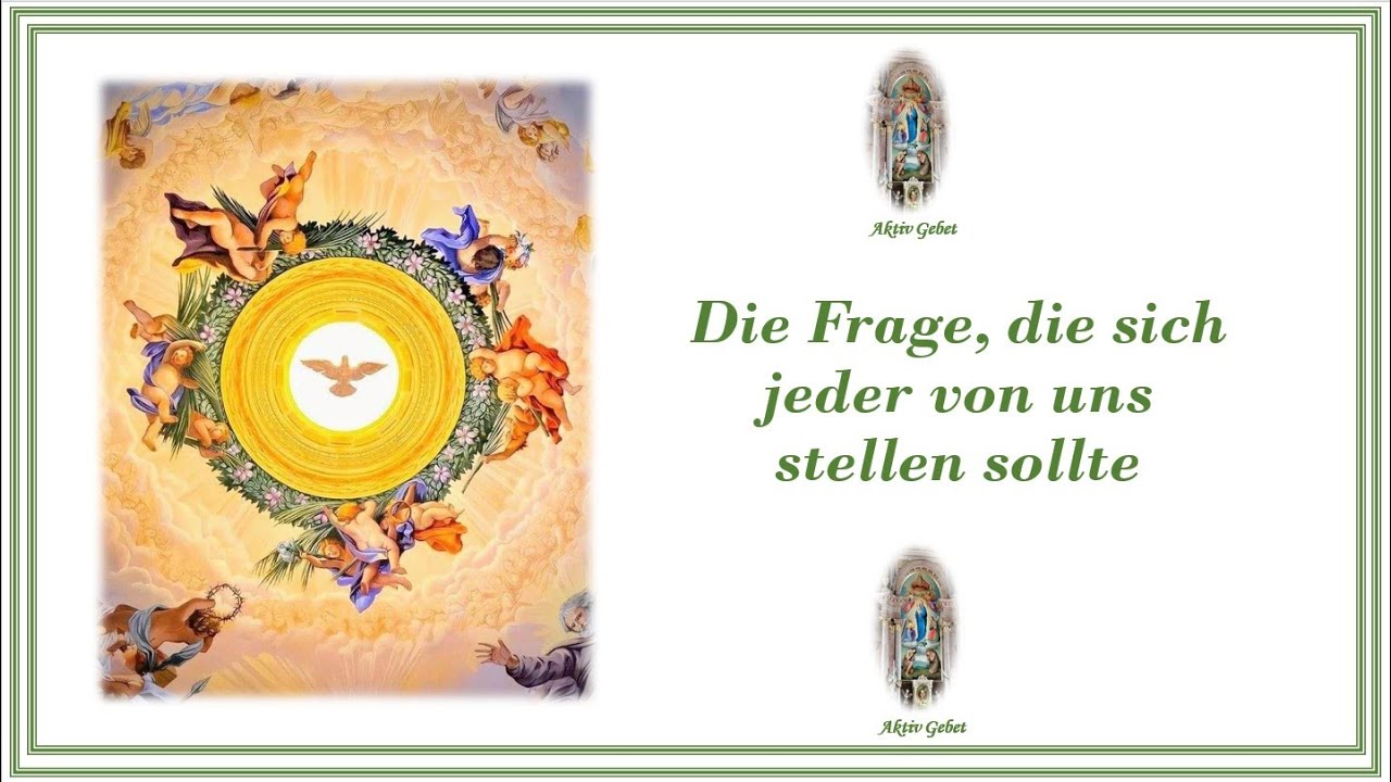 Die Frage, die sich jeder von uns stellen sollte. - YouTube