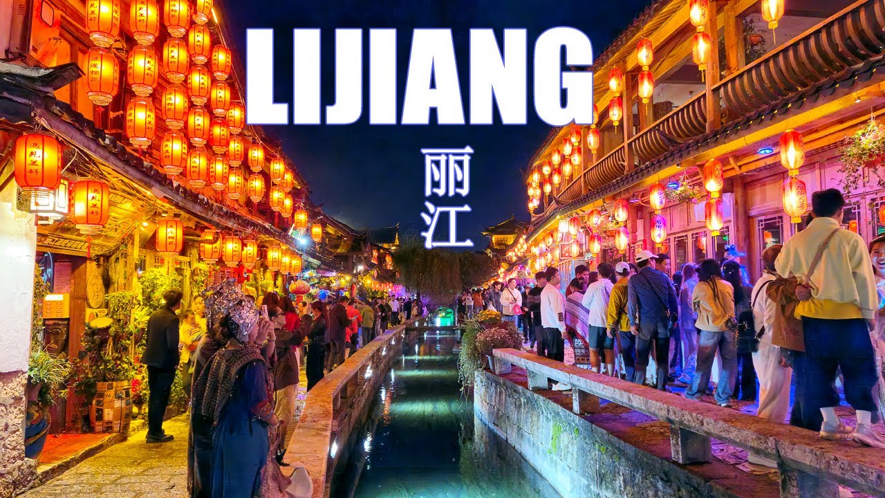 [4K] Lijiang Walk🇨🇳: Colorful and Vibrant Alleyways of Lijiang Ancient ...