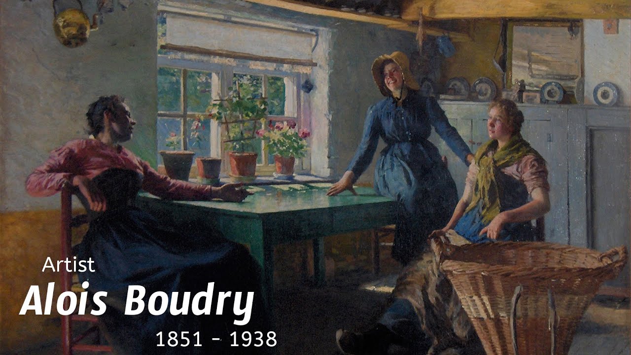 Artist Alois Boudry (1851 - 1938) Belgian Painter | WAA - YouTube