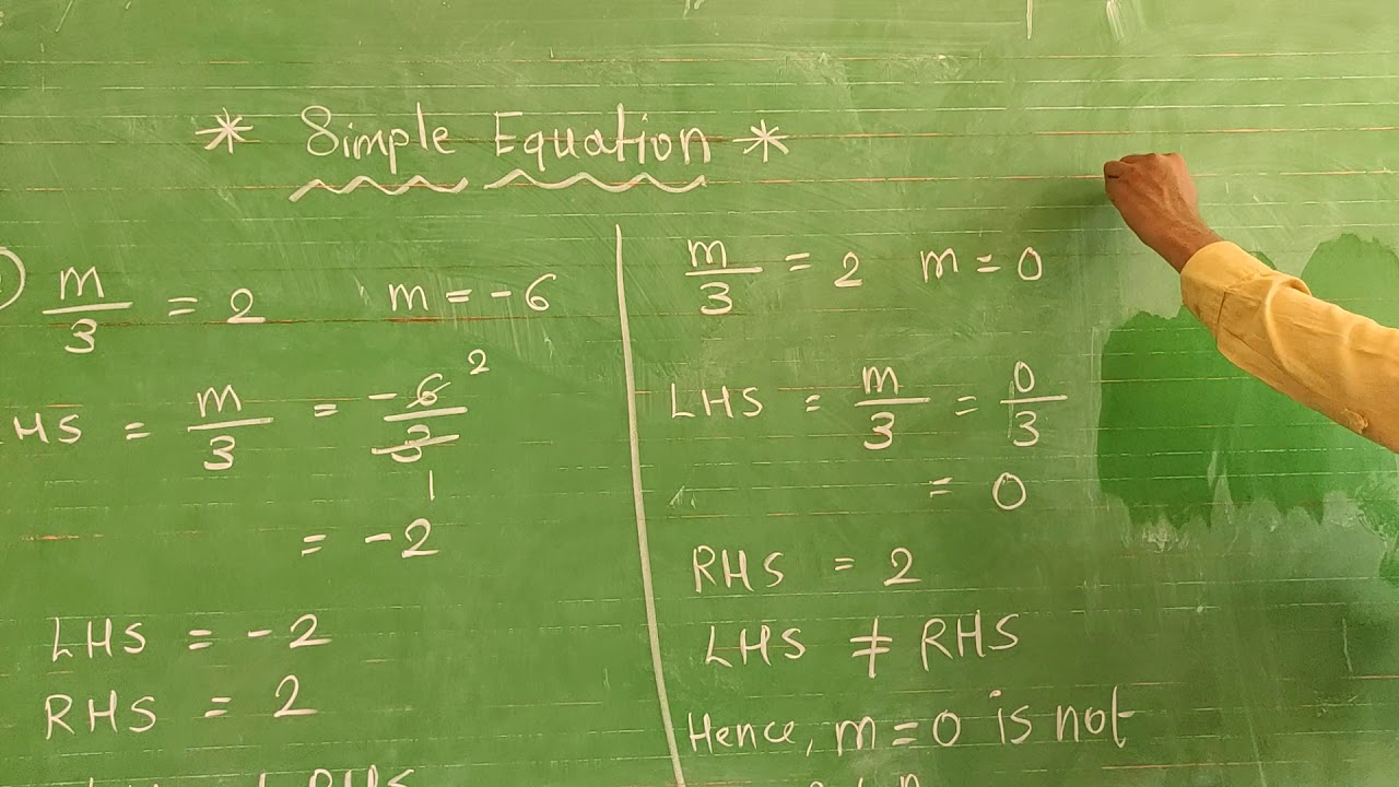 Simple Equation YouTube Simple Equation YouTube