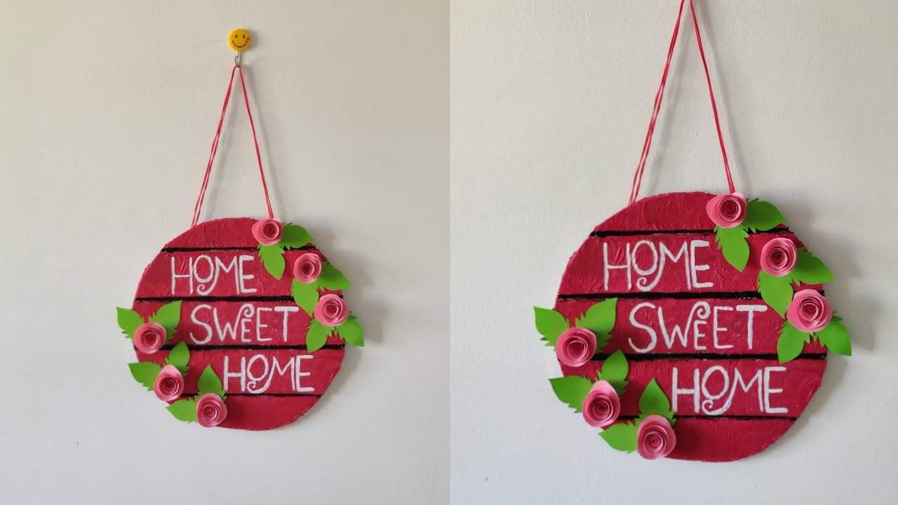home sweet home/cardboard crafts/ craft ideas/room decoration ideas ...