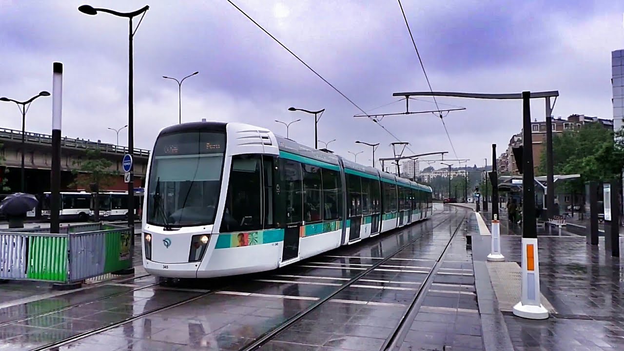 RATP Citadis 402 T3b Paris Porte de Vincennes - Porte de la Chapelle ...