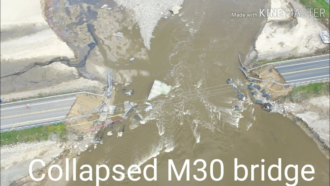 Wixom/Sanford lake pics after edenville dam failure on 5/19 - YouTube