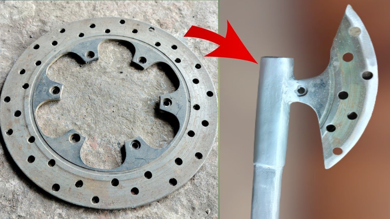 How to made Chinese ax,easy home tools - YouTube