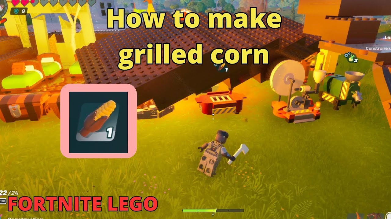 TUTORIAL HOW TO MAKE ROASTED CORN ON YOUR WORLD ON FORTNITE LEGO ...