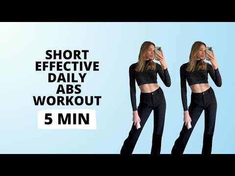 Short Effective Daily Abs Workout 5 Minutes / Nina Dapper