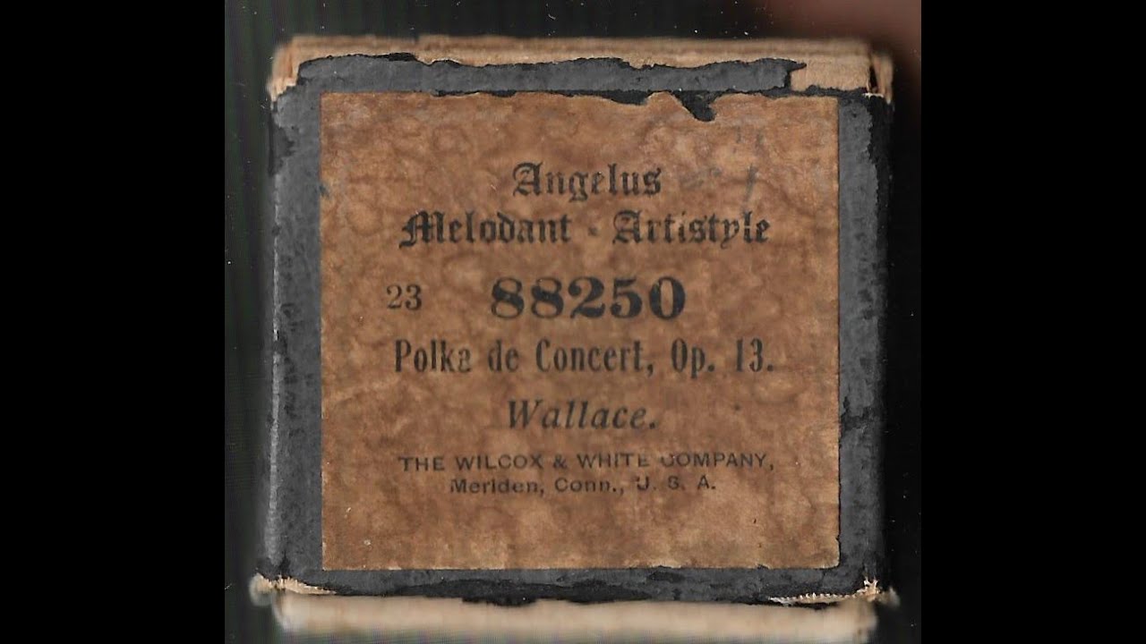 Polka de Concert Op. 13: Autor Wallace, en Pianola desde Viedma ...