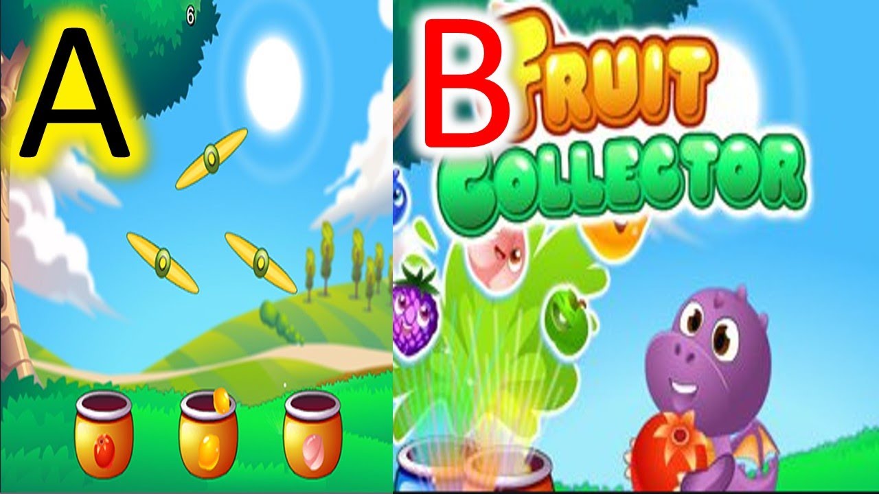 The Fruit Collector Kids Game | Match Fruit Color and Collect - YouTube