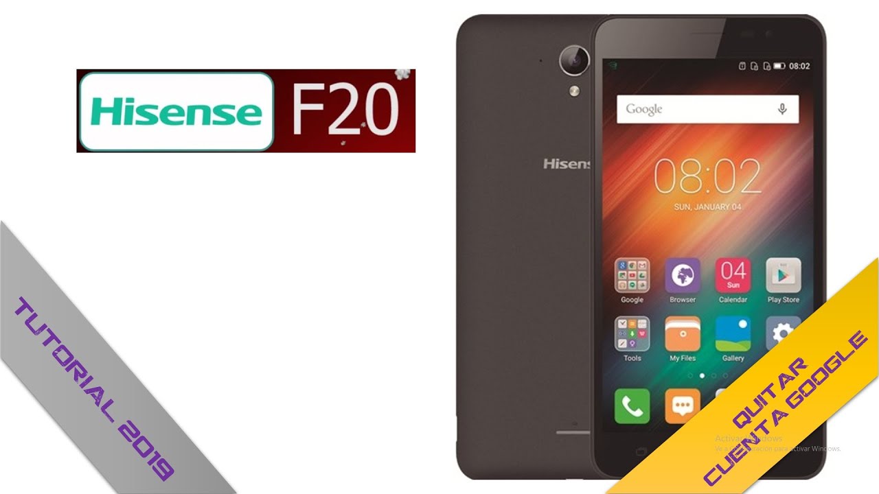 Eliminar / Remover / Quitar o Saltar Cuenta Google Del 🕵 HiSense F20 🕵 ...