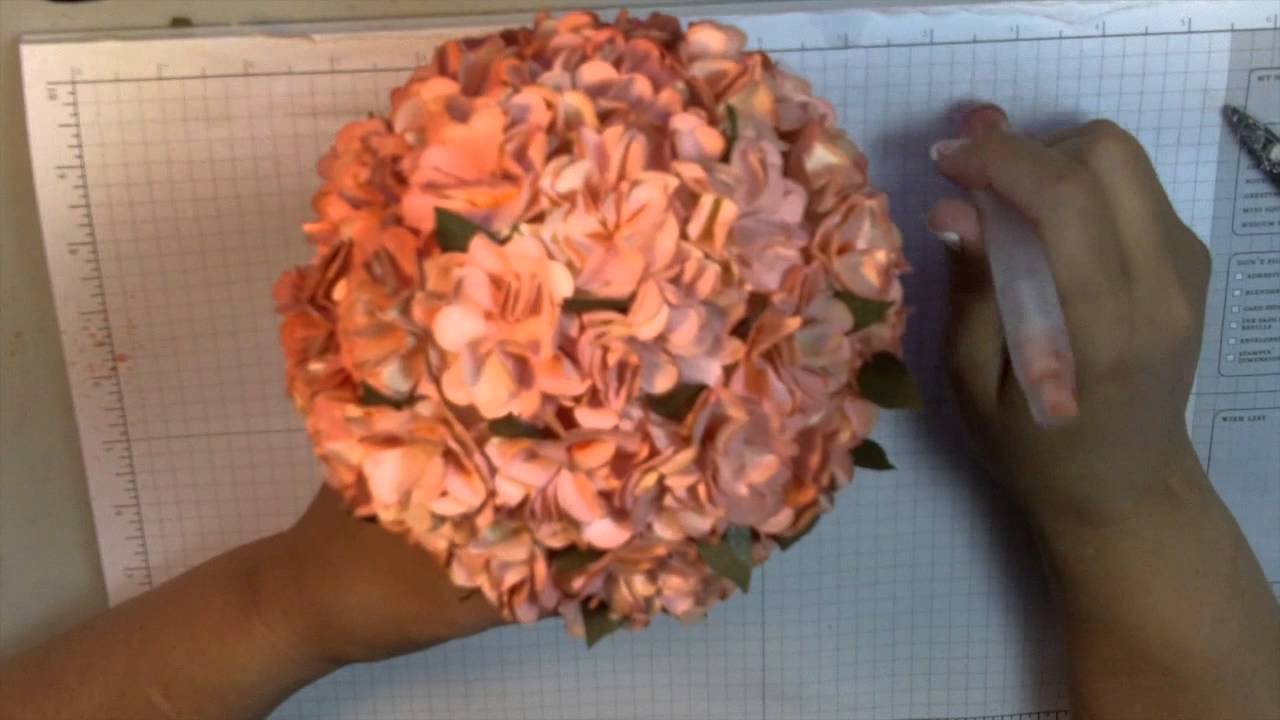 Hydrangea Ball - YouTube