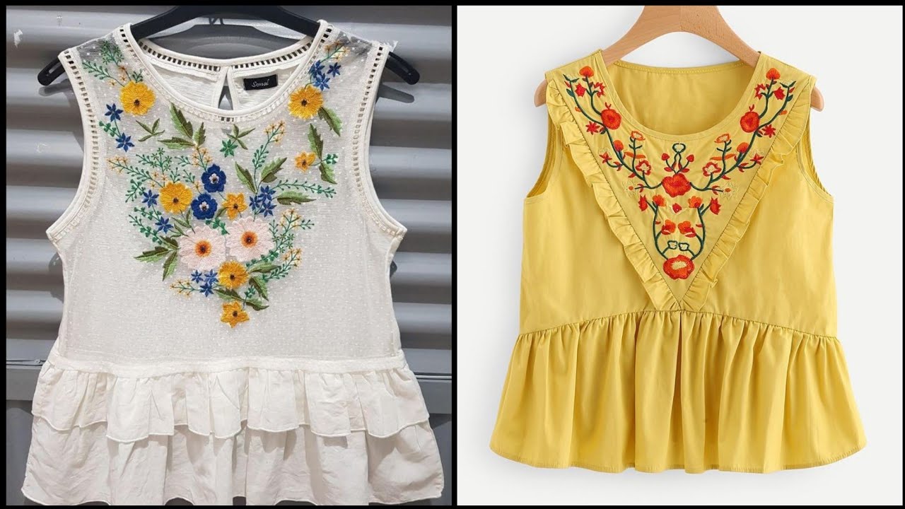 Top Class Stylish And Trendy Designer Casual Blouse /Tops Design For ...