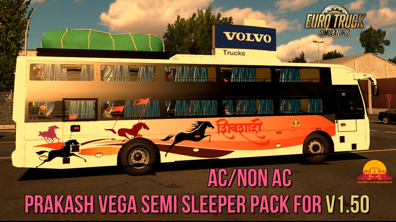 FREE RELEASE Indian Bus Mod🚌Prakash Vega Ac and Non-Ac Semi Sleeper🚌 ...