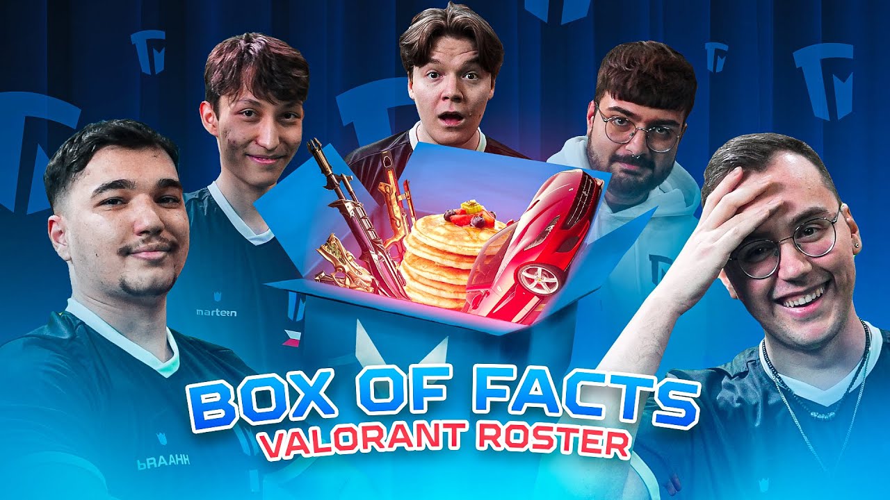 BOX OF FACTS with VALORANT ROSTER | GMT Esports - YouTube