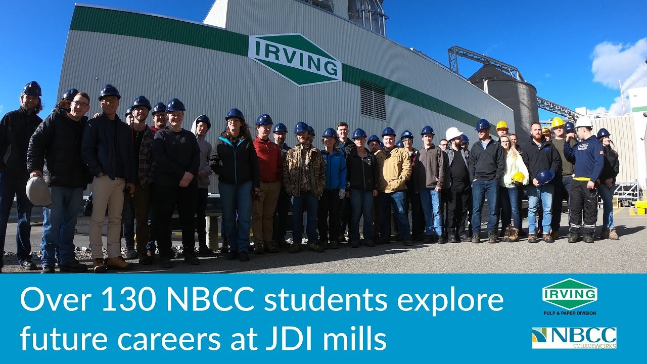 Career Insights: NBCC Students Visit Irving Pulp & Paper Mills - YouTube
