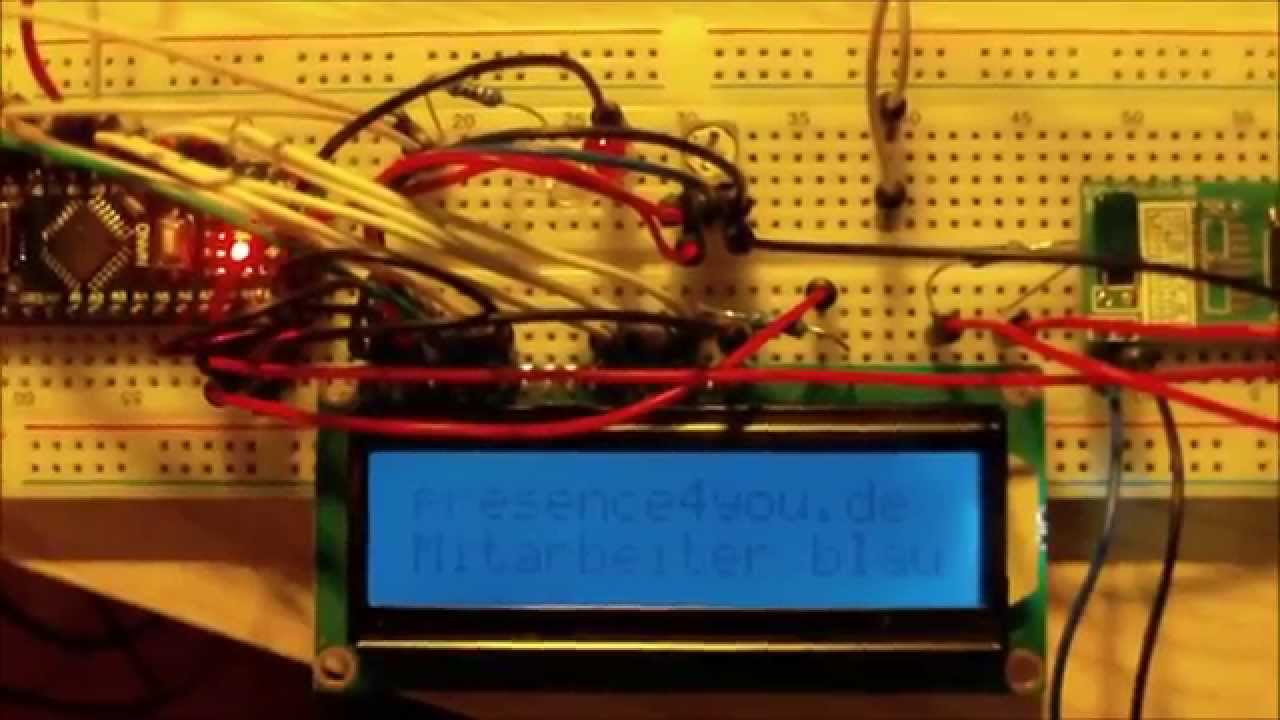 RFID-Reader + Arduino Nano + AccessControl (Teil 1) - YouTube