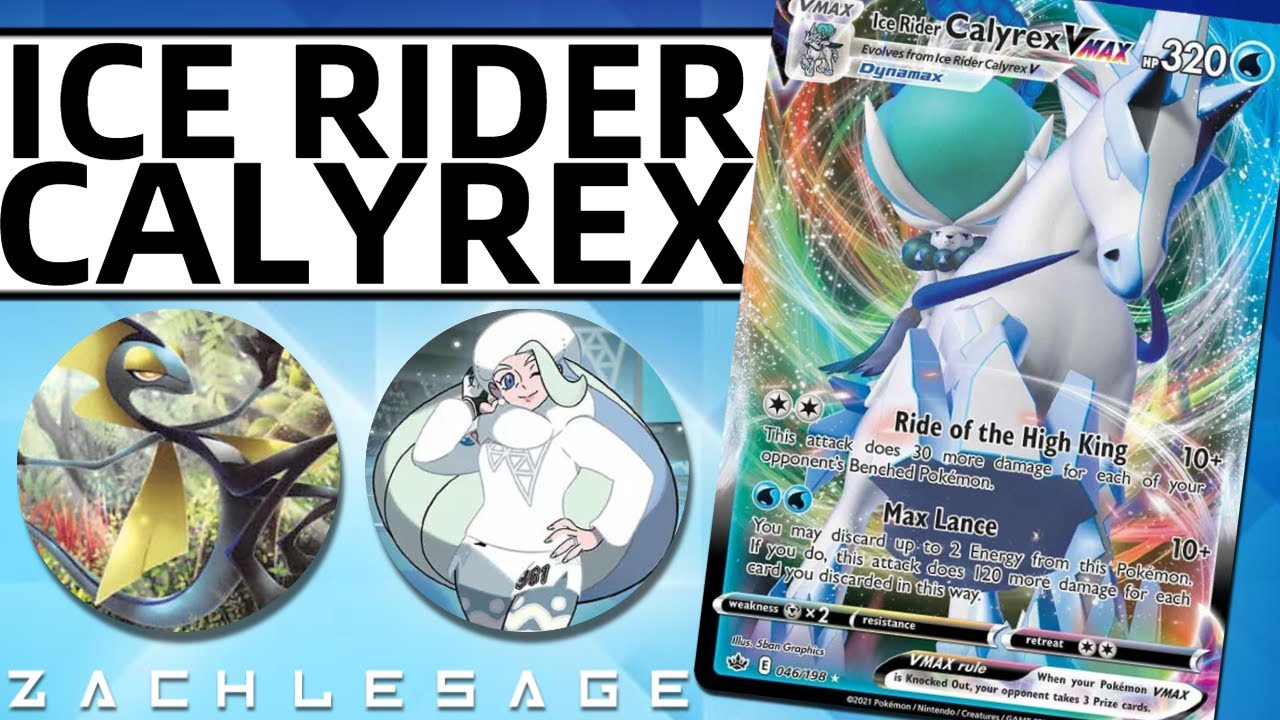 Ice Rider Calyrex is UNSTOPPABLE! | Pokemon TCG Chilling Reign - YouTube