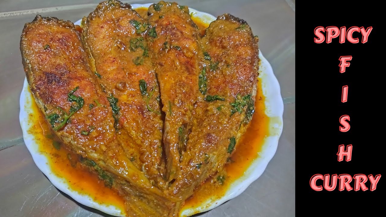 Spicy Fish Curry | Easy Fish Curry Recipe | MASALA FISH CURRY RECIPE ...