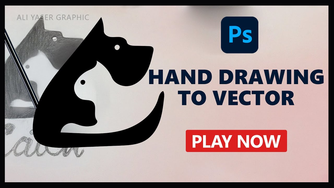How Change Draw to vector in Photoshop - YouTube