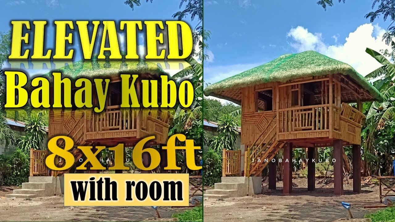 ELEVATED BAHAY KUBO I 8x16ft I WITH ROOM - YouTube