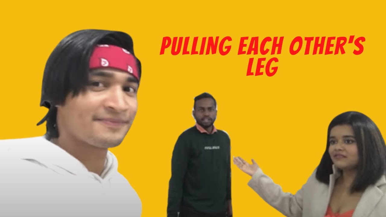 We Like Pulling Each Other's Leg On Shoot - YouTube