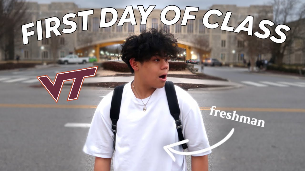 first day of university as a computer science major at virginia tech ...