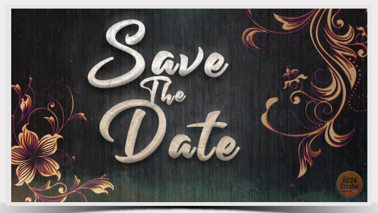 cinematic wedding invitation video || cinematic wedding invitation ...