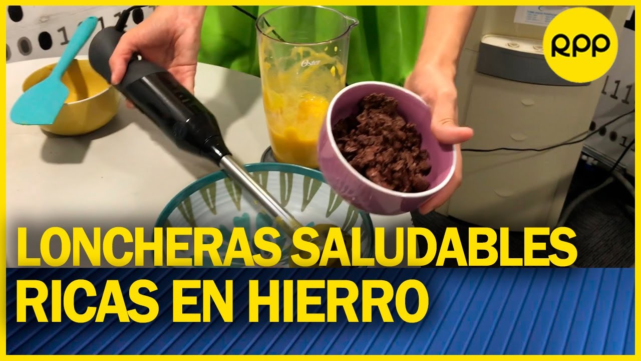 INICIO DE CLASES: Aprende a preparar una lonchera potente contra la anemia - YouTube
