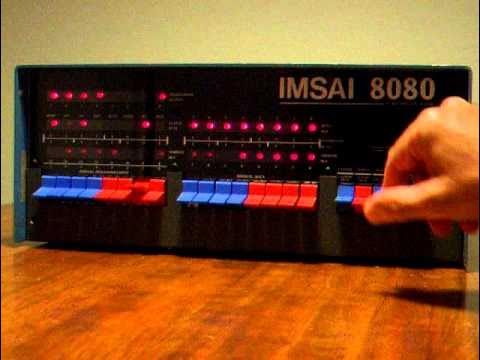 IMSAI 8080 Demo (3 of 3) - 'Kill The Lights' program - YouTube